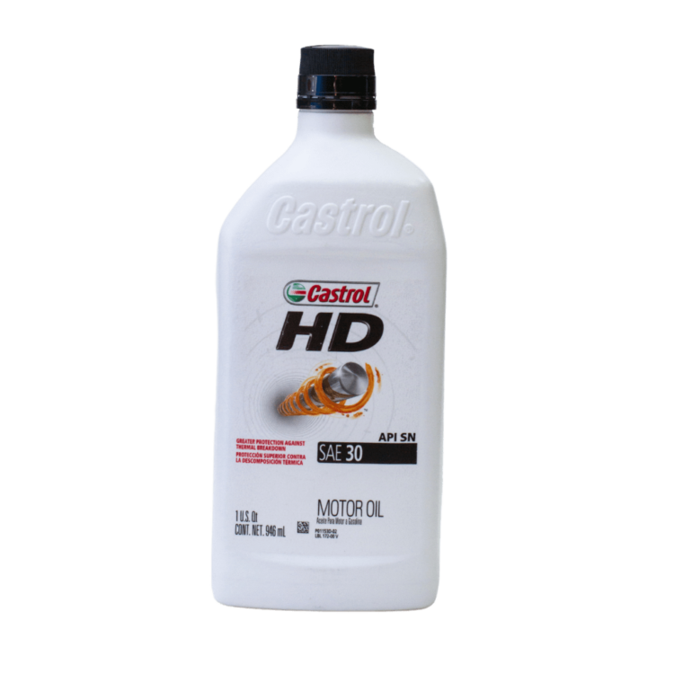 Hd Motor Oil 30 Sn | 6 X 1 Quart | Castrol - FT Farfan Limited