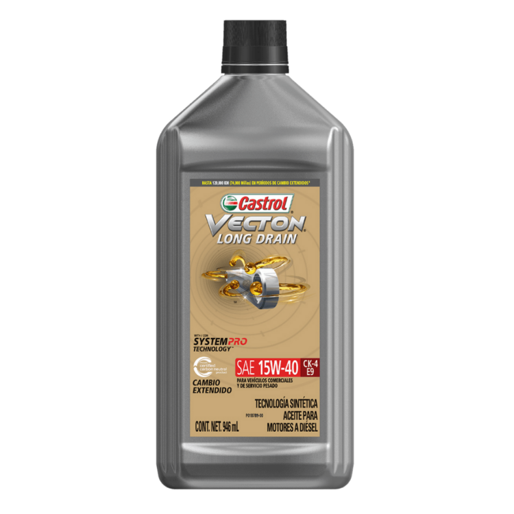 Vecton Ld 15w-40 Ck-4/E9 | 12 X 1 Quart | Castrol - FT Farfan Limited