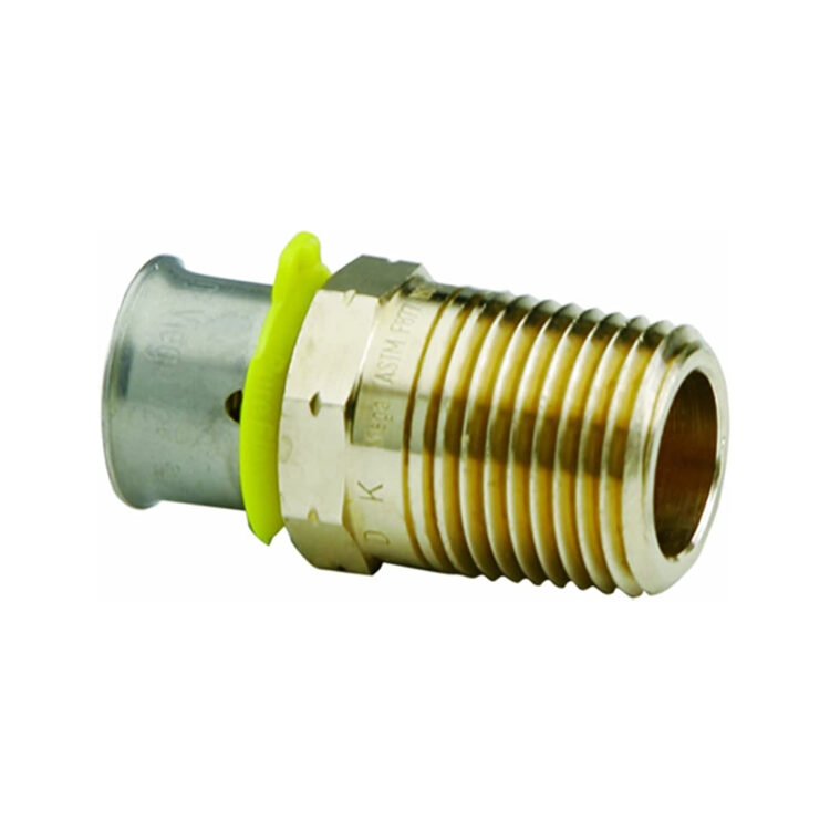 Bronze Pex Press Adapters- | Straight, Press X M Npt, 1/2" | X 1/2 ...